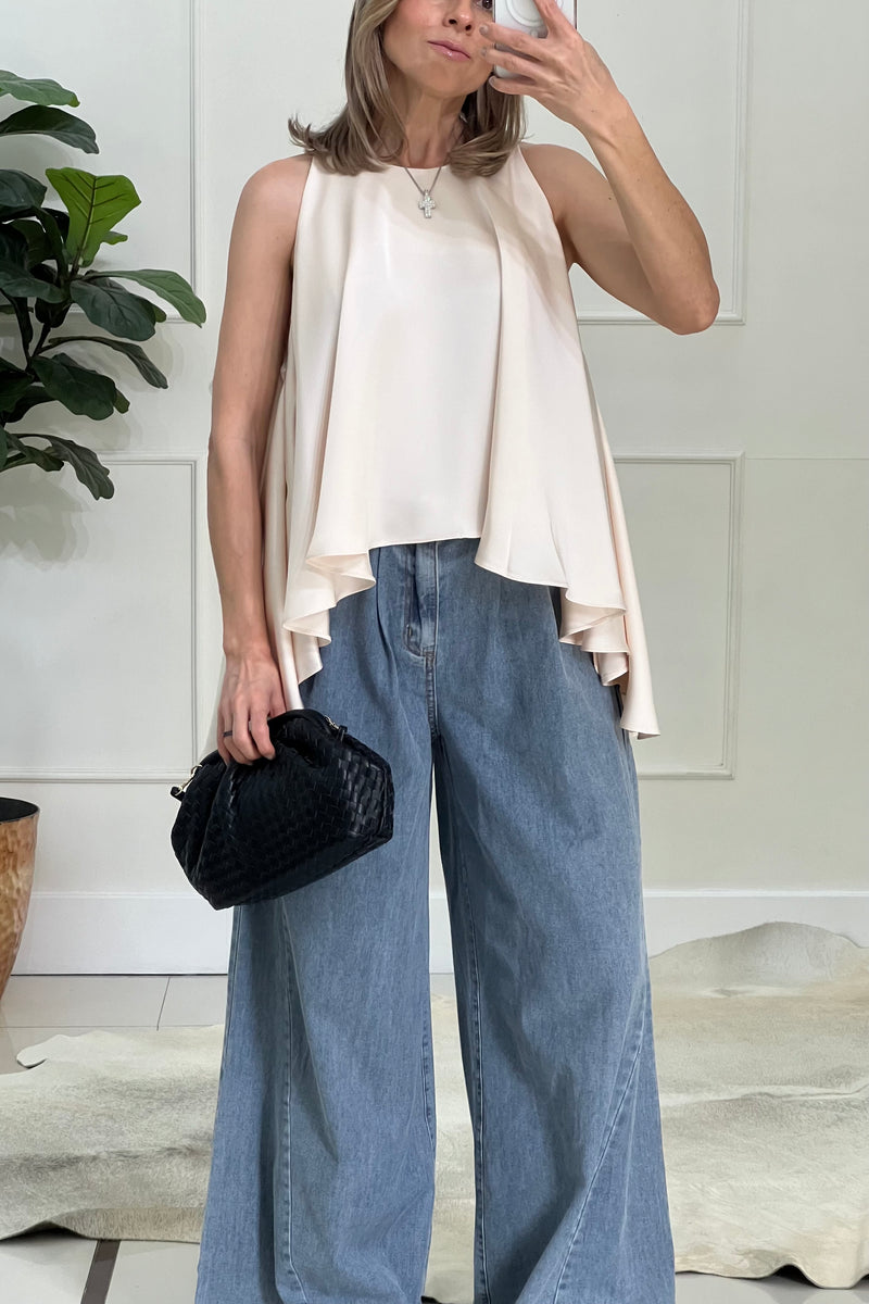 BLUSA BAJO IRREGULAR – Sthela & Co