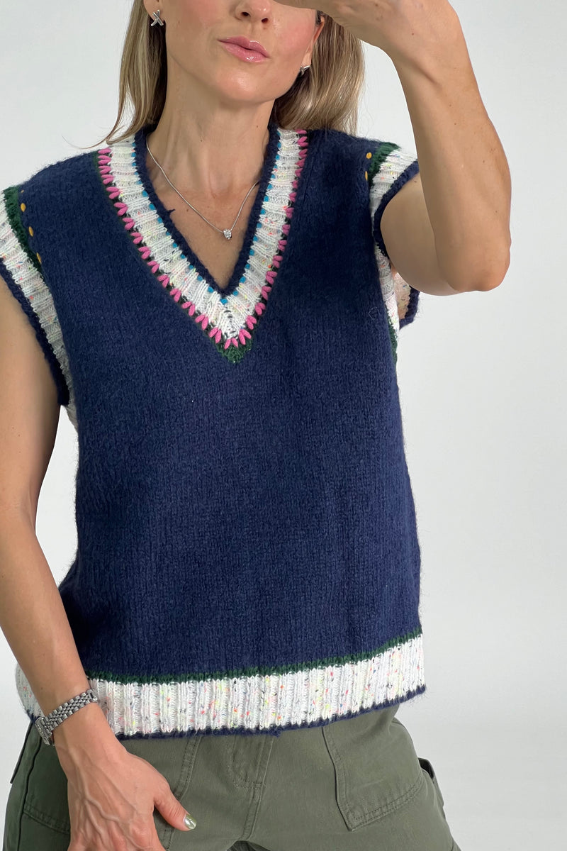 CHALECO CUELLO V – Sthela & Co