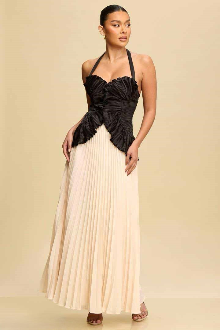 VESTIDO DUO PLISADO – Sthela & Co